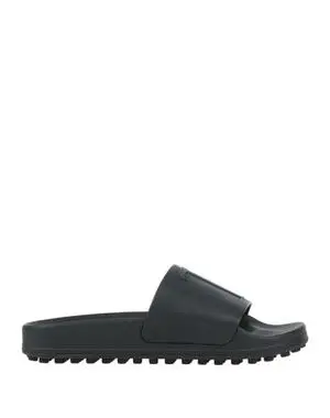 TOD'S Rubber Slides - Black