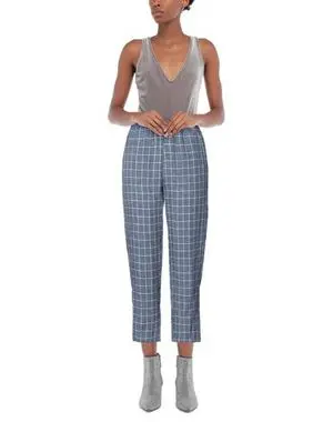 MANILA GRACE Tapered Checked Pants