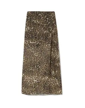 NILI LOTAN Flared Maxi Skirt