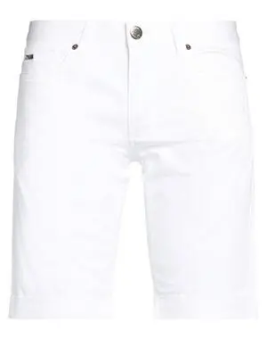 Emporio Armani Cotton-elastane Bermuda Shorts - White