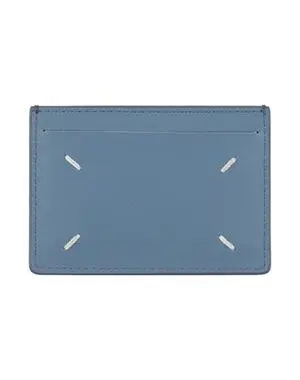 MAISON MARGIELA Man Document Holder Off White Size - Soft Leather Blue