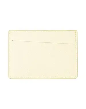 MAISON MARGIELA Man Document Holder Off White Size - Soft Leather Yellow