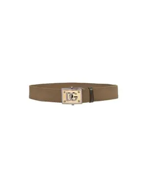 Dolce & Gabbana Military Nylon And Calfskin Belt - Green