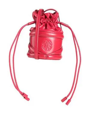 Alexander McQueen MCQUEEN Cross-Body Bucket Bag Red
