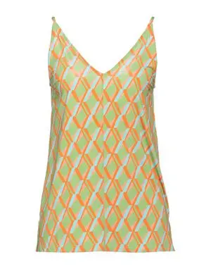 SIYU Geometric-print Camisole - Green
