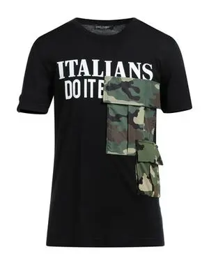 Dolce & Gabbana T-shirt Size Cotton, Polyester - Black
