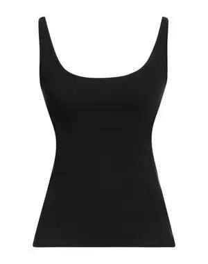 OFF-WHITE™ Ribbed Jersey Top - Black