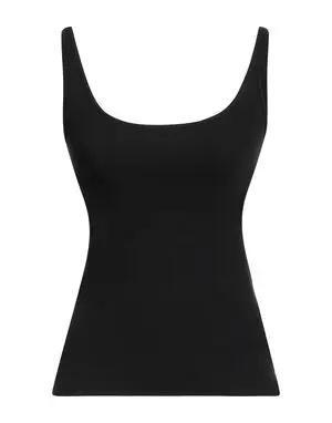 OFF-WHITE™ Ribbed Jersey Top - Black