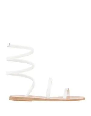 ANCIENT GREEK SANDALS Leather Sandals White
