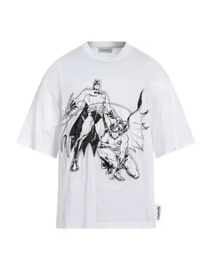 LANVIN T-shirt Size Cotton, Metallic Polyester - White