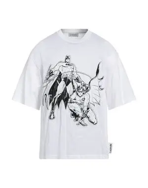 LANVIN T-shirt Size Cotton, Metallic Polyester - White