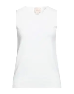 NOCOLD Sleeveless Knit Top - White