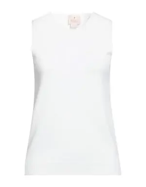 NOCOLD Sleeveless Knit Top - White