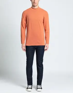 04651/ A TRIP IN A BAG Cotton And Wool Turtleneck - Orange