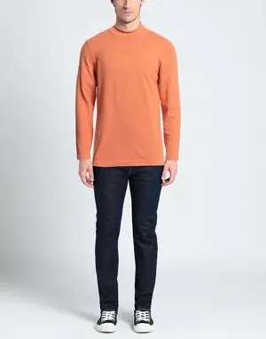 04651/ A TRIP IN A BAG Cotton And Wool Turtleneck - Orange