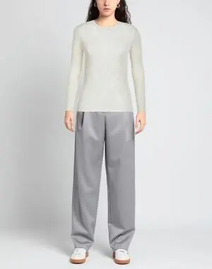 ROBERTO COLLINA Knitted Lamé Sweater - White