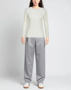 ROBERTO COLLINA Knitted Lamé Sweater - White
