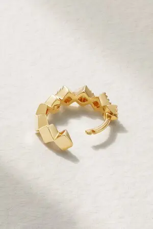 Jacquie Aiche 14-karat Diamond Hoop Earring