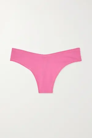 SKIMS Cotton-blend Jersey Dipped Thong Unknown