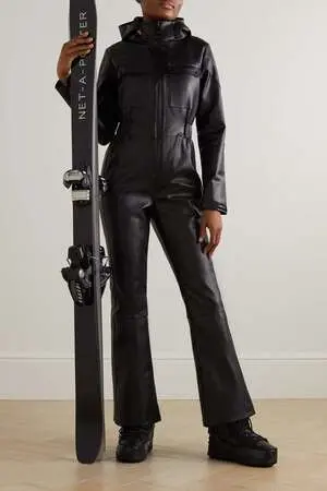 Perfect Moment Corrie Faux Leather Ski Suit