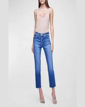 L'Agence Sada High-rise Slim Crop Jeans