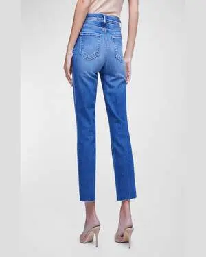 L'Agence Sada High-rise Slim Crop Jeans