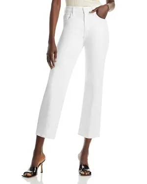 MOTHER The Rambler High Rise Ankle Straight Jeans - Fairest Of Them All