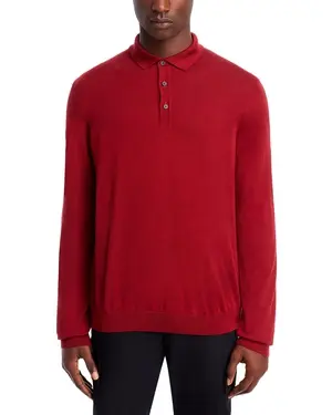 BOSS Lancione Long Sleeve Polo Shirt