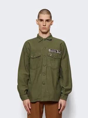 Madeworn Grateful Dead Dancing Bears Army Jacket In Faded Green - 70% Off |  Editorialist