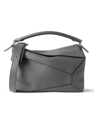 Loewe Puzzle Full-grain Leather Messenger Bag