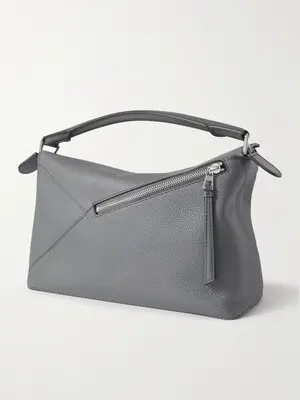 Loewe Puzzle Full-grain Leather Messenger Bag