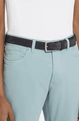Zegna Suede Belt - Navy