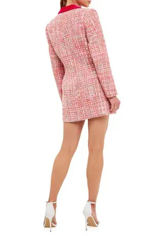Endless Rose Tweed Blazer Minidress