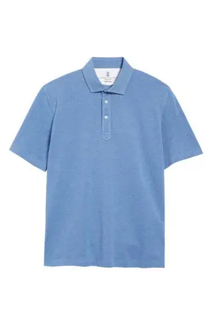 Brunello Cucinelli Short Sleeve Cotton Polo