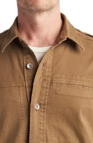 ROAN Orion Midcentury Twill Shirt Jacket