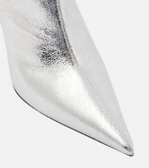 Alexandre Vauthier Metallic Leather Over-the-knee Boots