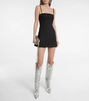 Alexandre Vauthier Metallic Leather Over-the-knee Boots