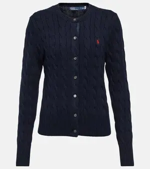 Ralph Lauren Cable-knit Cotton Cardigan
