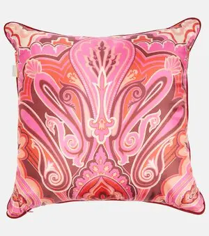 Etro Paisley Silk Cushion