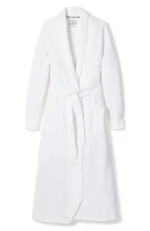 PETITE PLUME Ophelia Pima Cotton Jacquard Robe