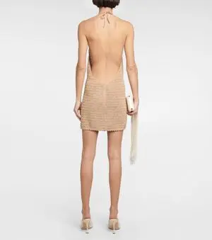 Magda Butrym Crochet Cotton-blend Minidress