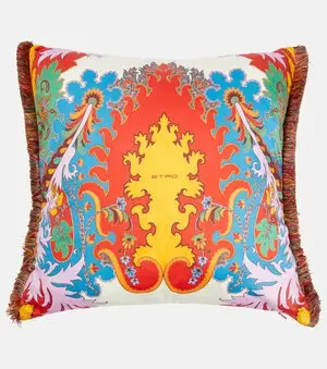 Etro Patterned Cushion - Multicoloured