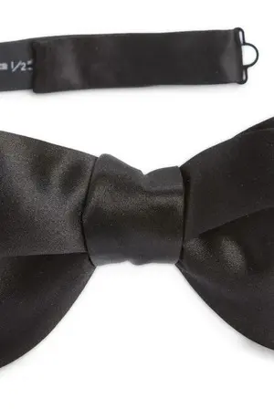 TOM FORD Satin Bow Tie - Naa Black