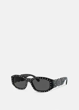 Versace Versace Medusa Biggie Sunglasses Black+silver