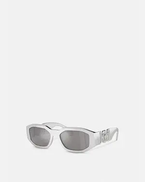 Versace Versace Medusa Biggie Sunglasses Silver