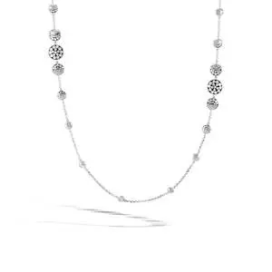 John Hardy Moon Phase Hammered Long Necklace - Multicolor