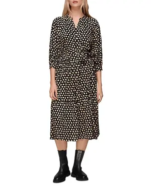 Whistles Twisting Tulips Trapeze Dress