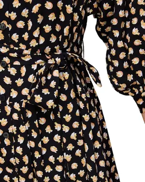 Whistles Twisting Tulips Trapeze Dress