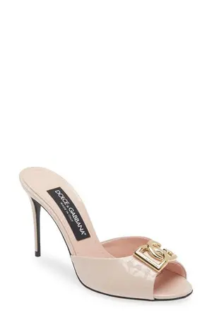 Dolce & Gabbana Logo Mules Clogs For Women
