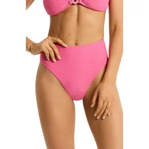 SEA LEVEL Sea Level Retro High Waist Bikini Bottom Candy